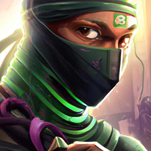 A powerful ninja ready for battle - AI Generated Artwork - NightCafe ...