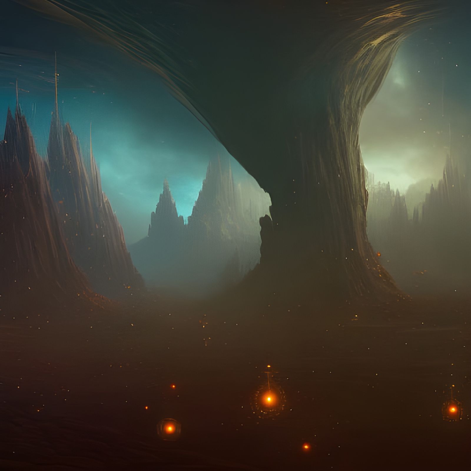 Alien World - AI Generated Artwork - NightCafe Creator