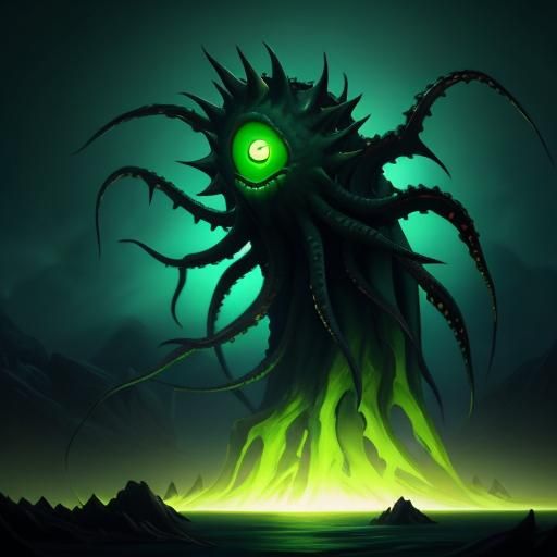 Eldritch Creature - AI Generated Artwork - NightCafe Creator