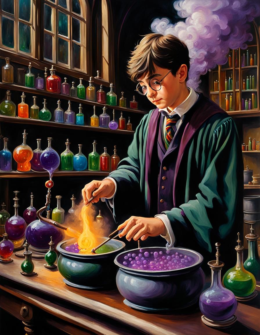 Potions class - AI Generated Artwork - NightCafe Creator