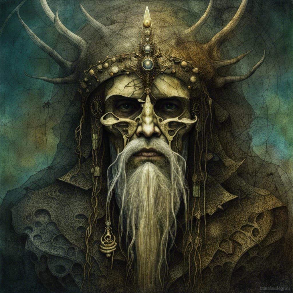 viking north druid lich mermaid king - AI Generated Artwork - NightCafe ...