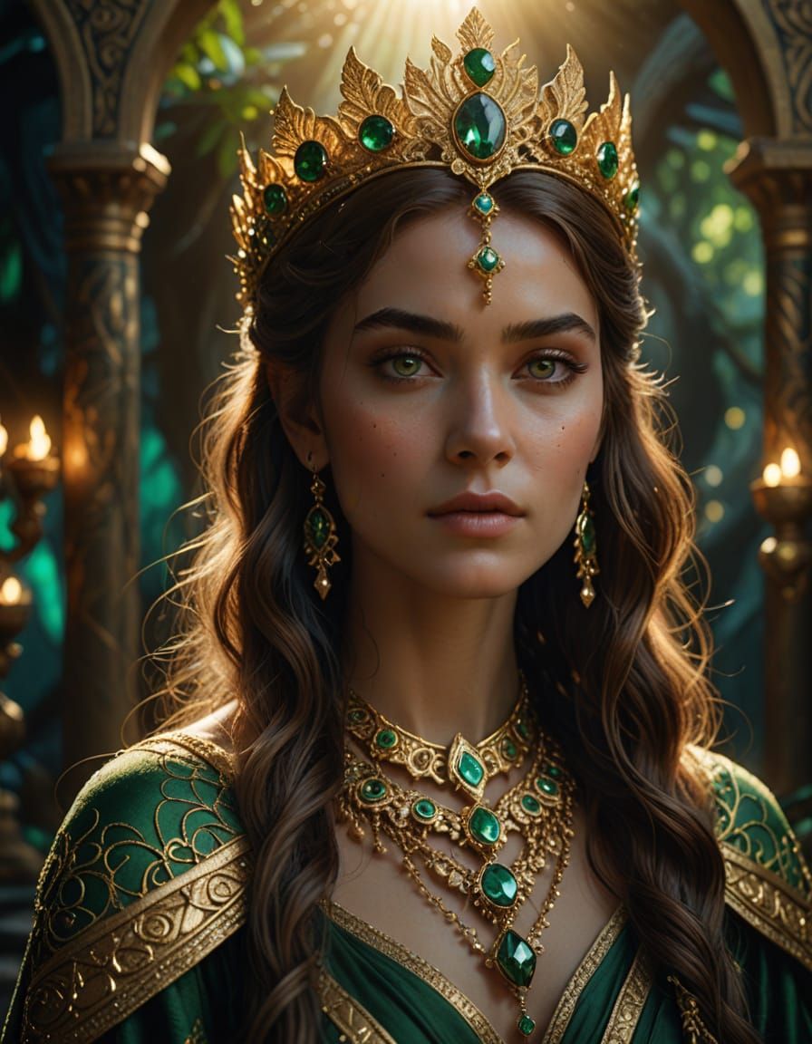 Antinéa, Queen of Atlantis. - Breathtaking Atlantean Queen i...