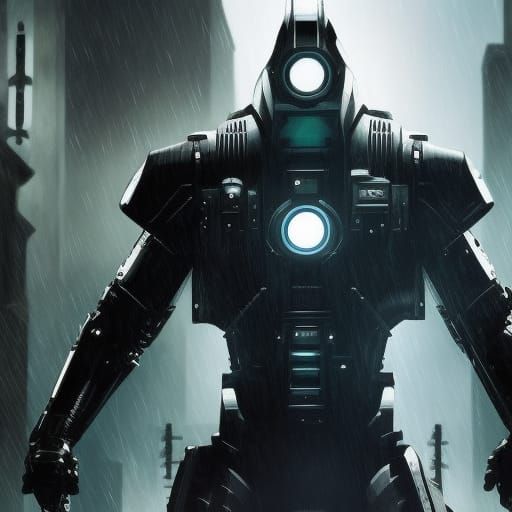 Cyber Enforcer - AI Generated Artwork - NightCafe Creator