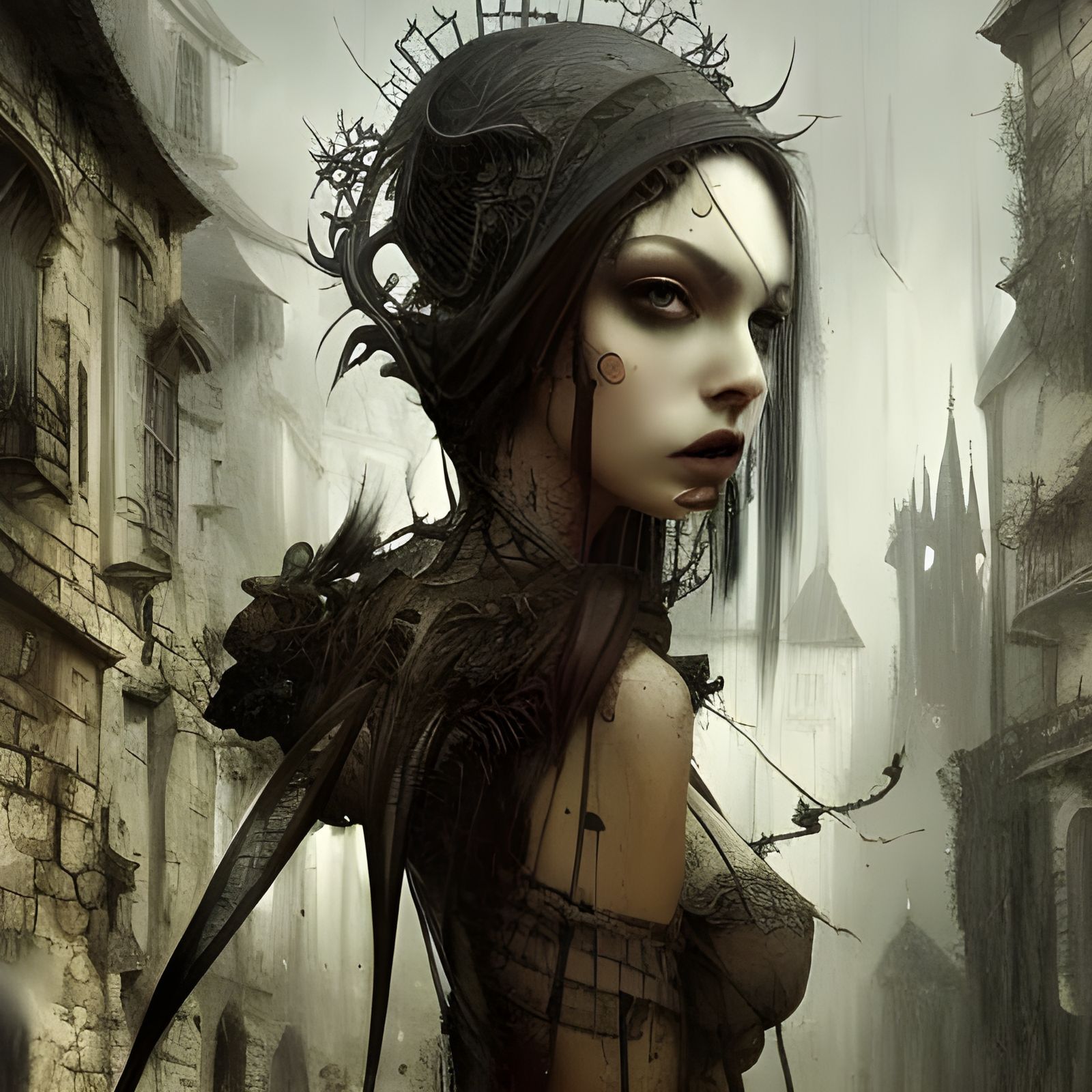 The Devious Waif - AI Generated Artwork - NightCafe Creator