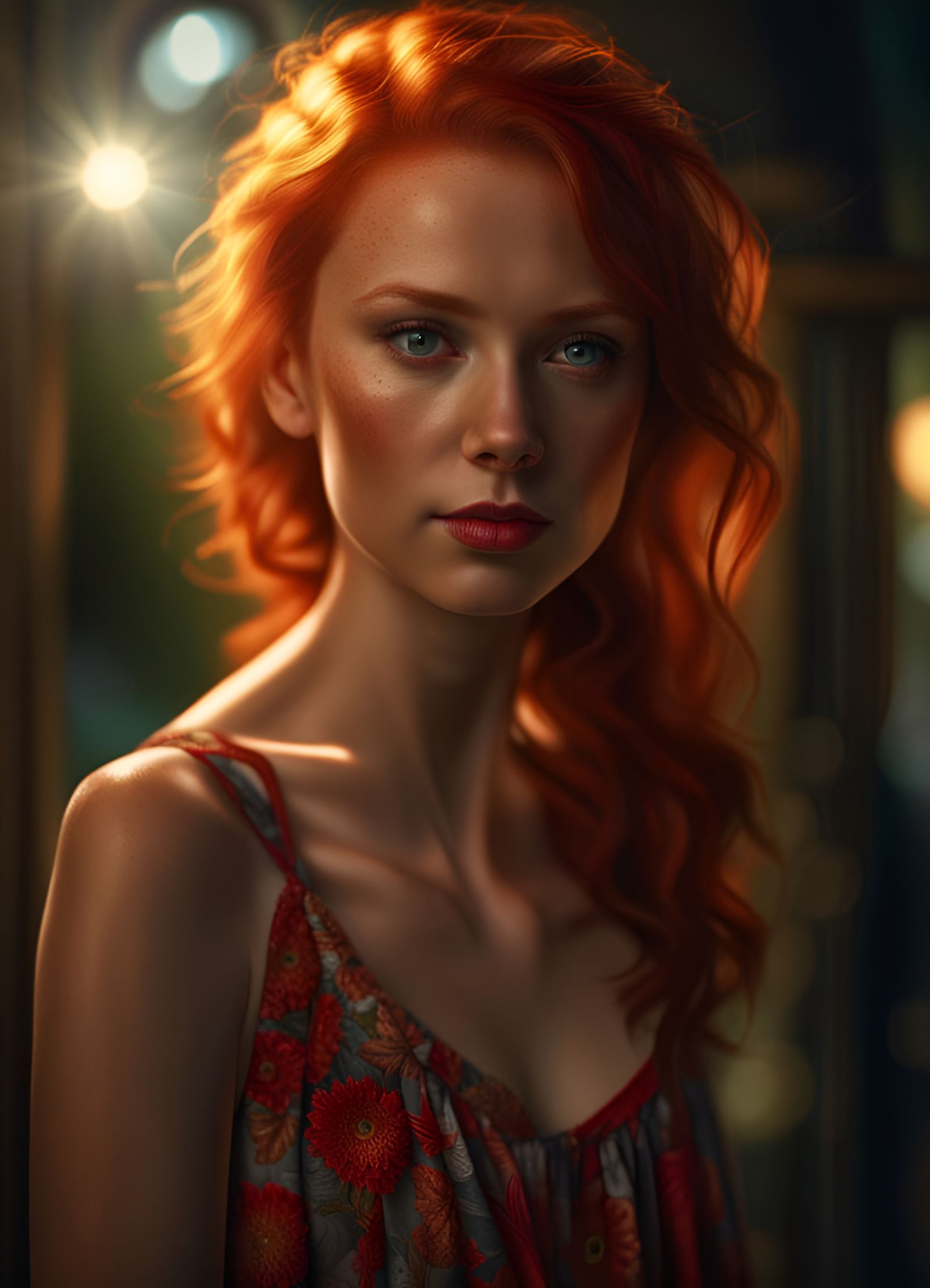 Girl in a Sundress - AI Generated Artwork - NightCafe Creator