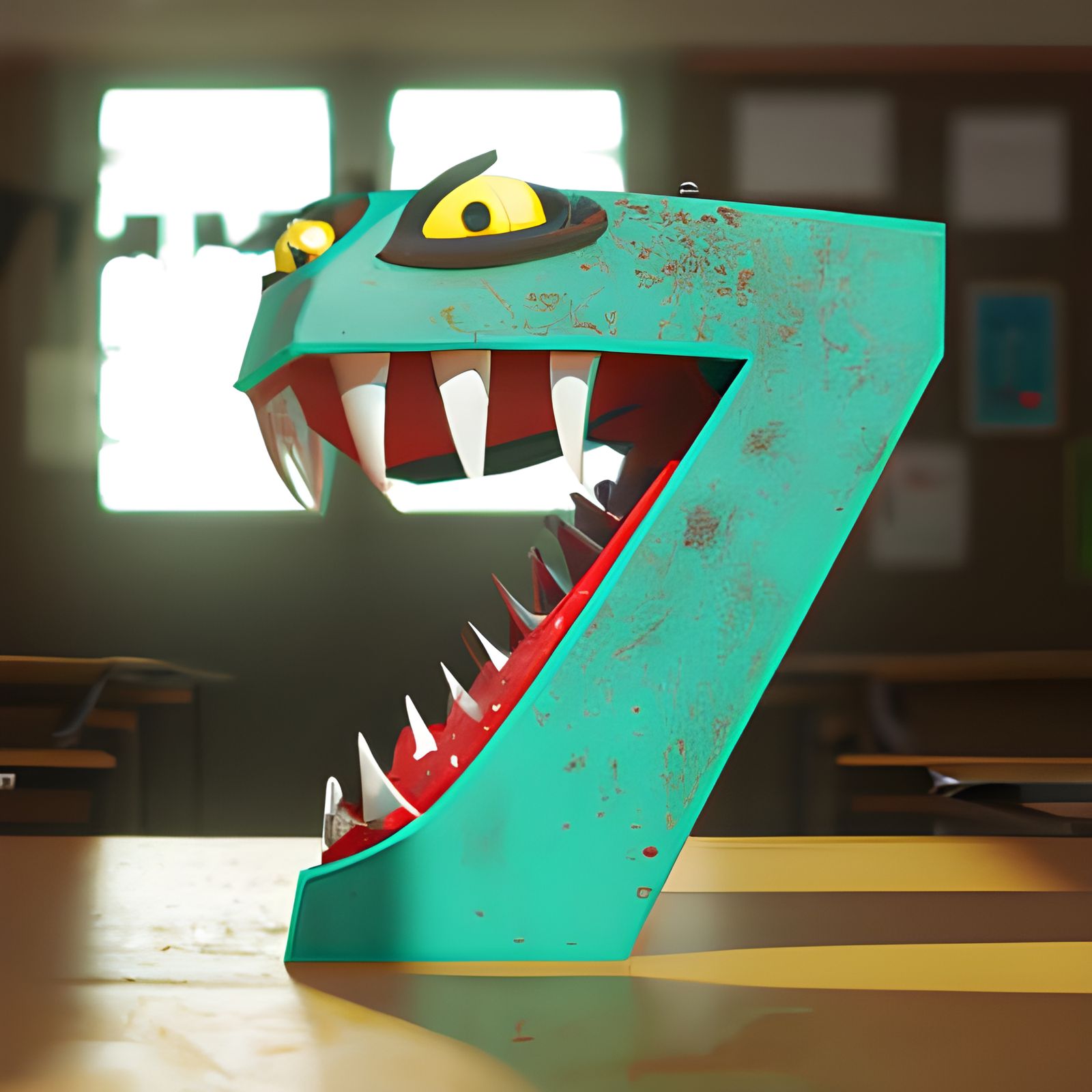 Why was 6 scared of 7? - AI Generated Artwork - NightCafe Creator