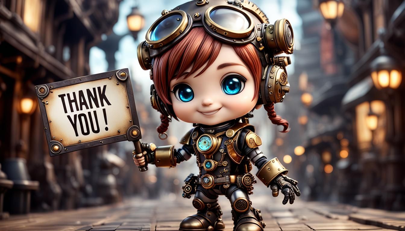 "Thank you!" - AI Generated Artwork - NightCafe Creator