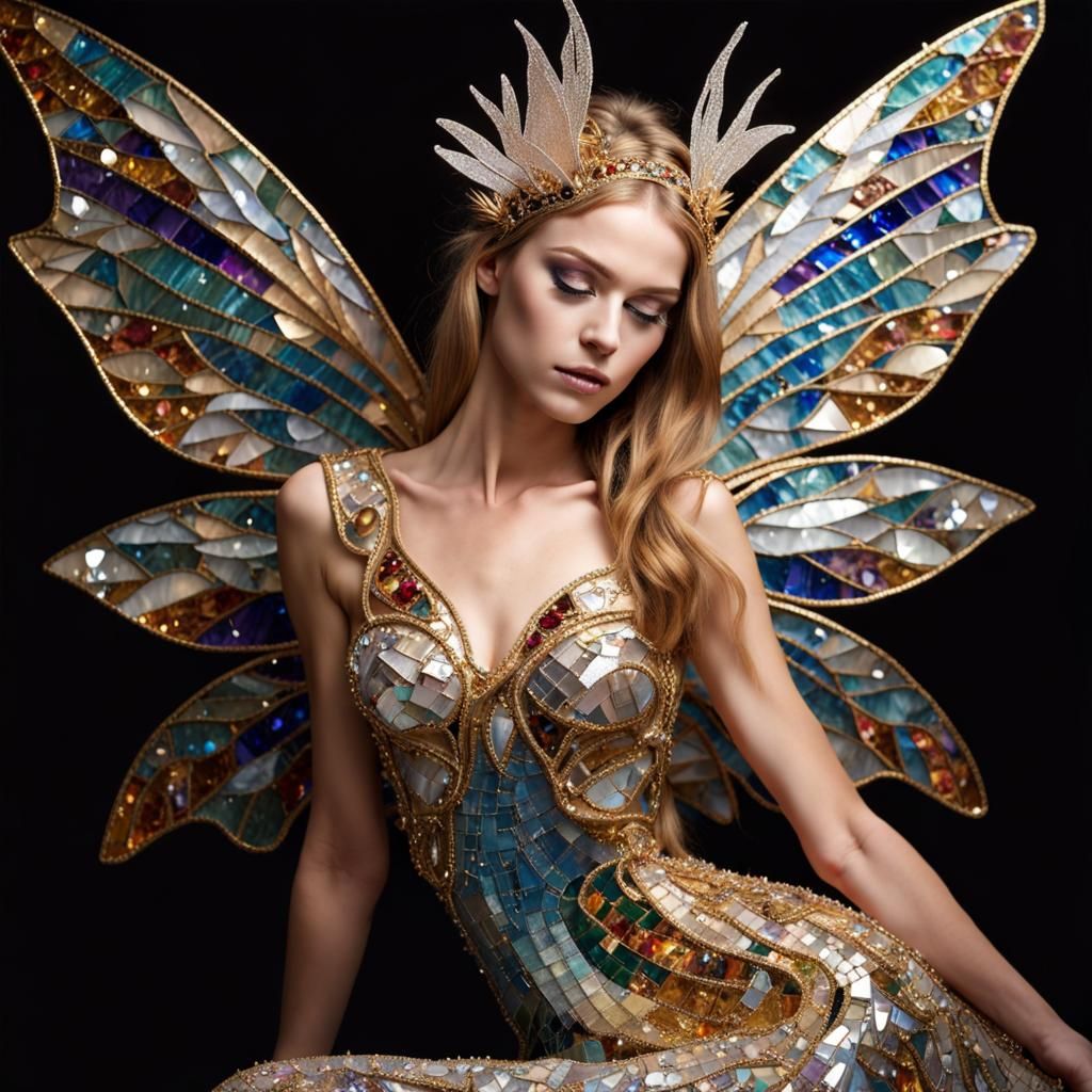 Pretty Crystal Pixie - AI Generated Artwork - NightCafe Creator