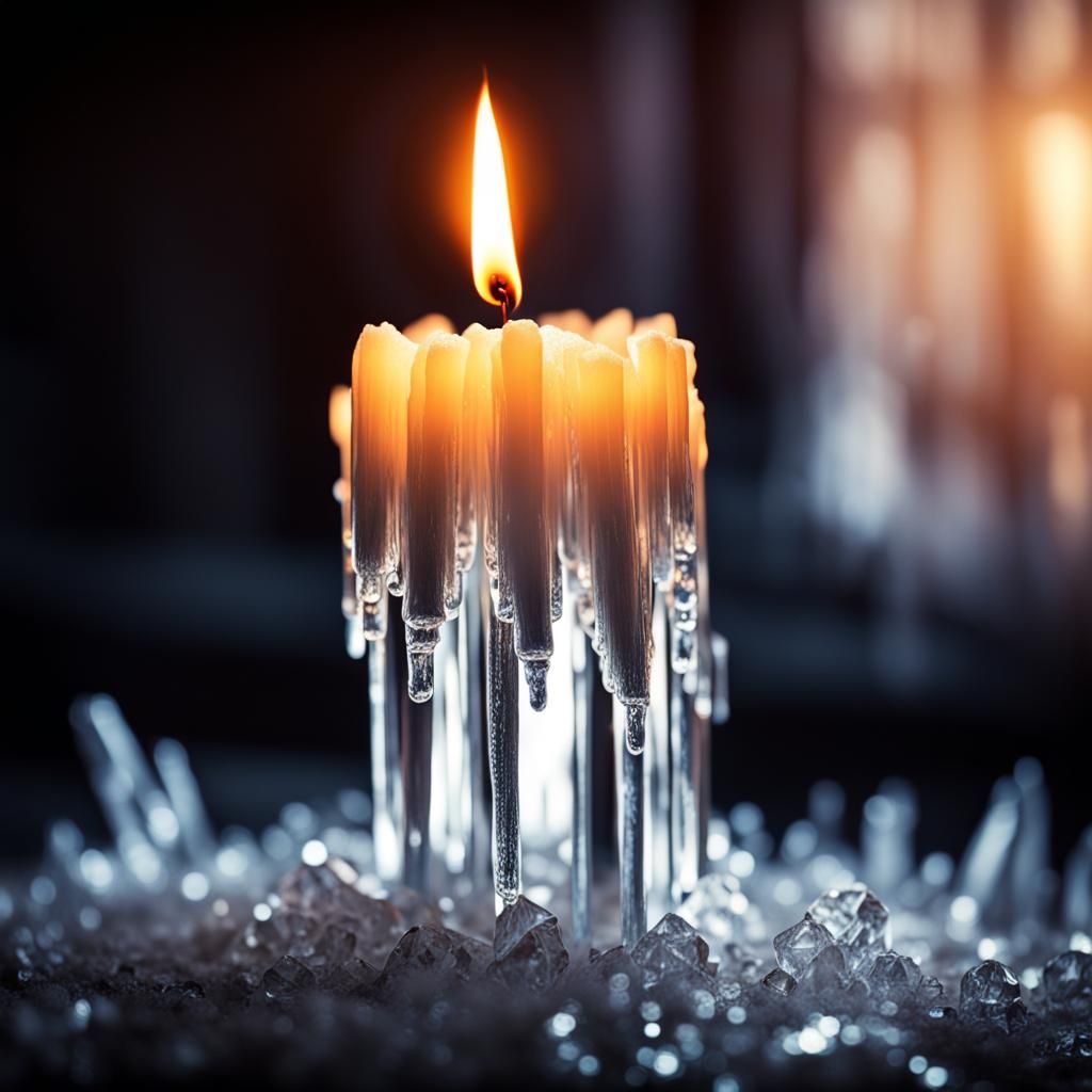 icy flame - AI Generated Artwork - NightCafe Creator