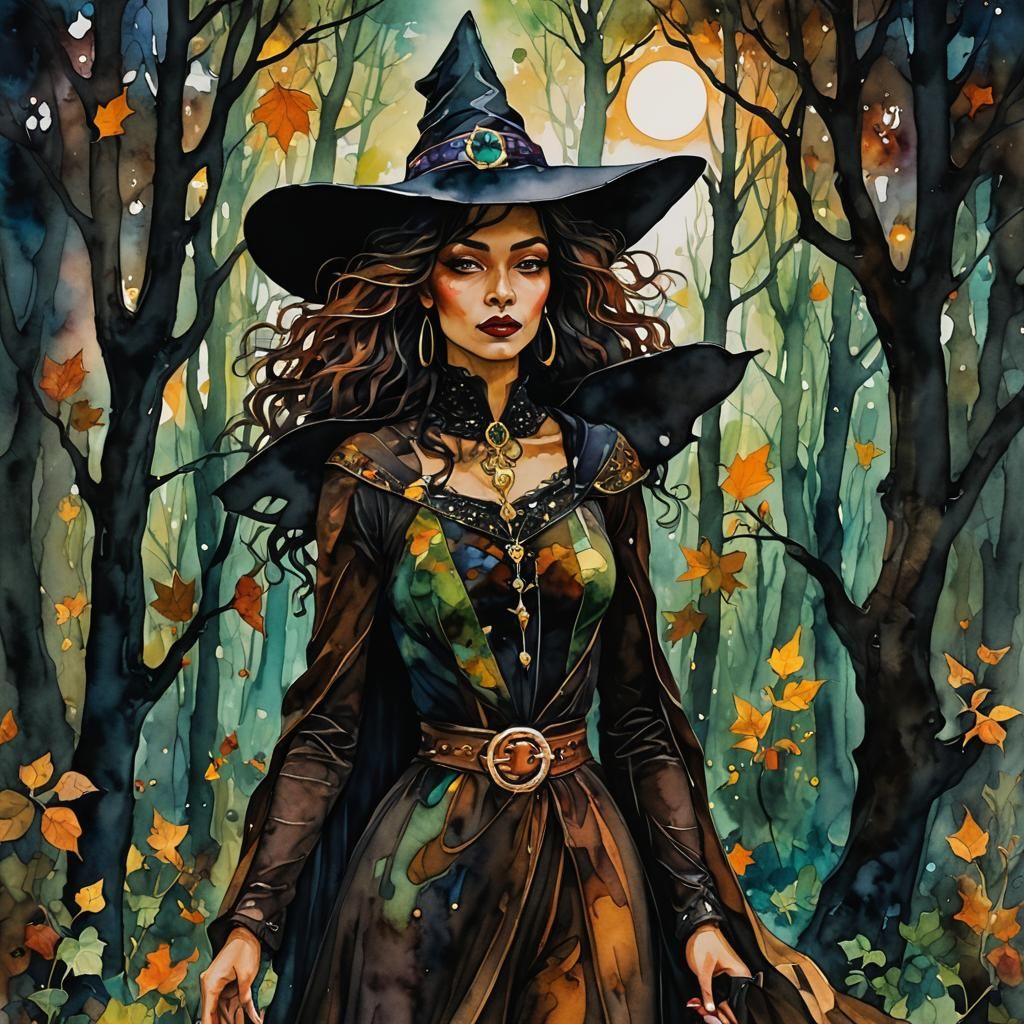 A most powerful witch, indeed - AI Generated Artwork - NightCafe Creator