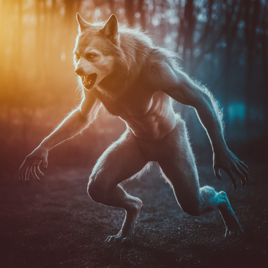 photographic double exposure overlayed image of a human turning into a ...