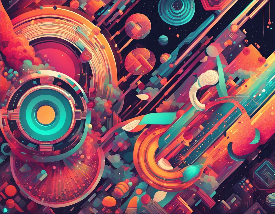 Digital Symphony - AI Generated Artwork - NightCafe Creator