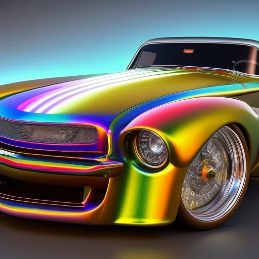 Rainbow Rod - AI Generated Artwork - NightCafe Creator