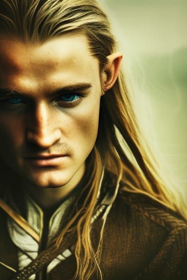 Legolas Portrait - AI Generated Artwork - NightCafe Creator