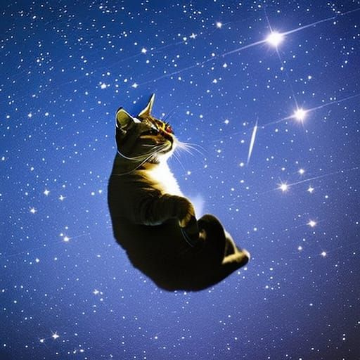 cat constellation - AI Generated Artwork - NightCafe Creator