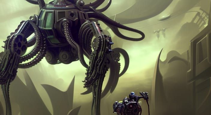 Cthulhu Mech (Ver 6) [Duplicate #2] - AI Generated Artwork - NightCafe ...