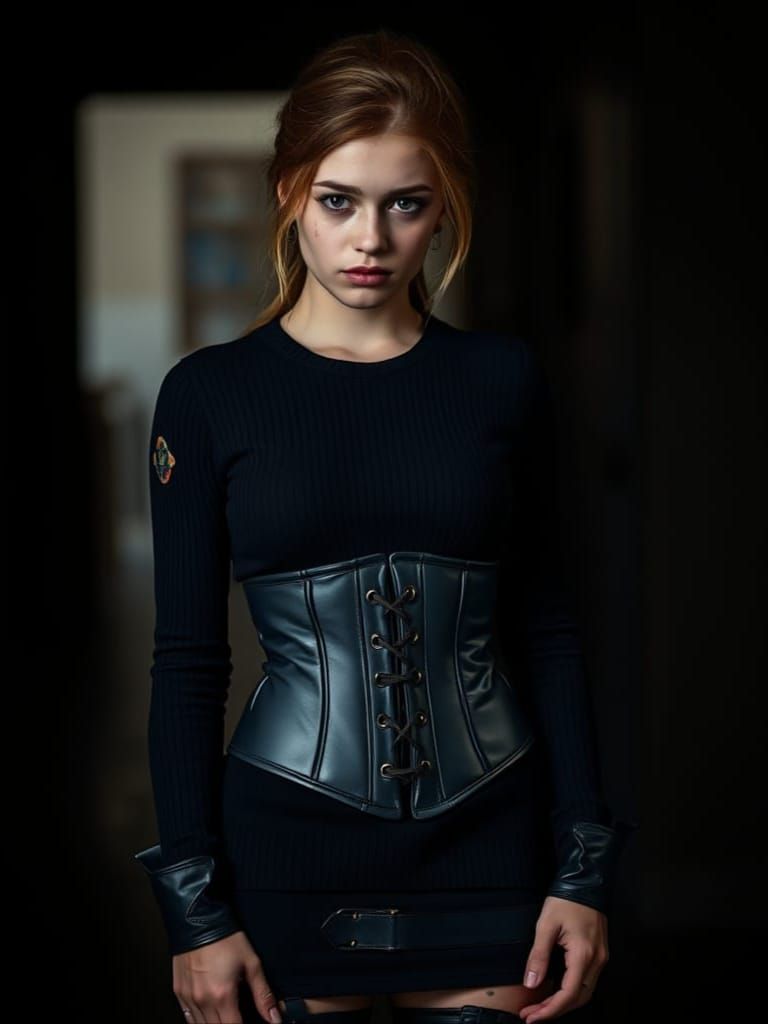 Serena Sinclair - Determined Woman in Moody Atmosphere