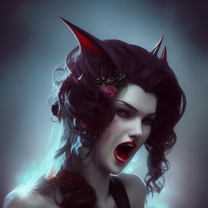 Vampire bride - AI Generated Artwork - NightCafe Creator