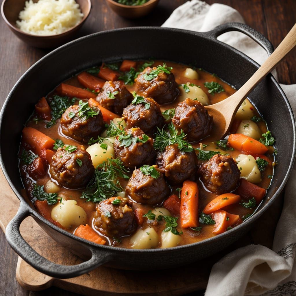 Delicious Winter Stew - Whimsical Stewworld in Copper Cookin...