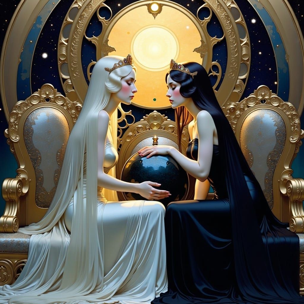 The Dual Tarot III "Die Kaiserin" I