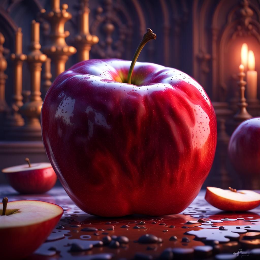 Lumpy Apple - AI Generated Artwork - NightCafe Creator