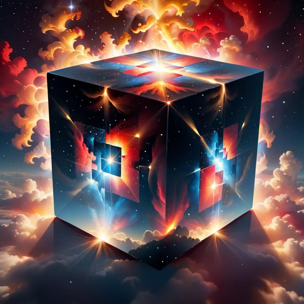Experiments with cubes - AI Generated Artwork - NightCafe Creator