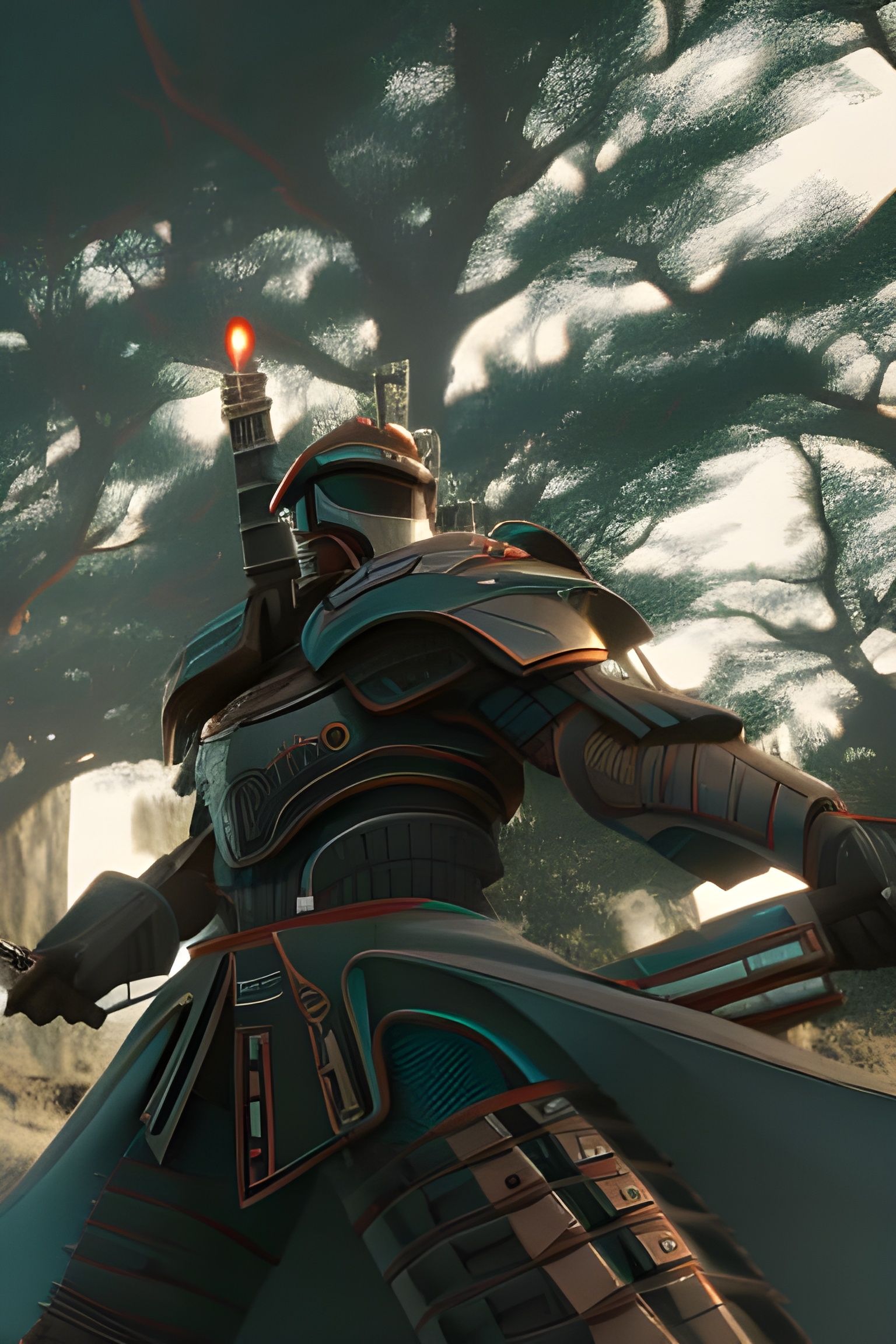 Sci-fi Samurai - AI Generated Artwork - NightCafe Creator