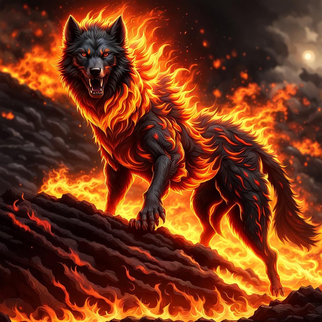Fenrir - AI Generated Artwork - NightCafe Creator