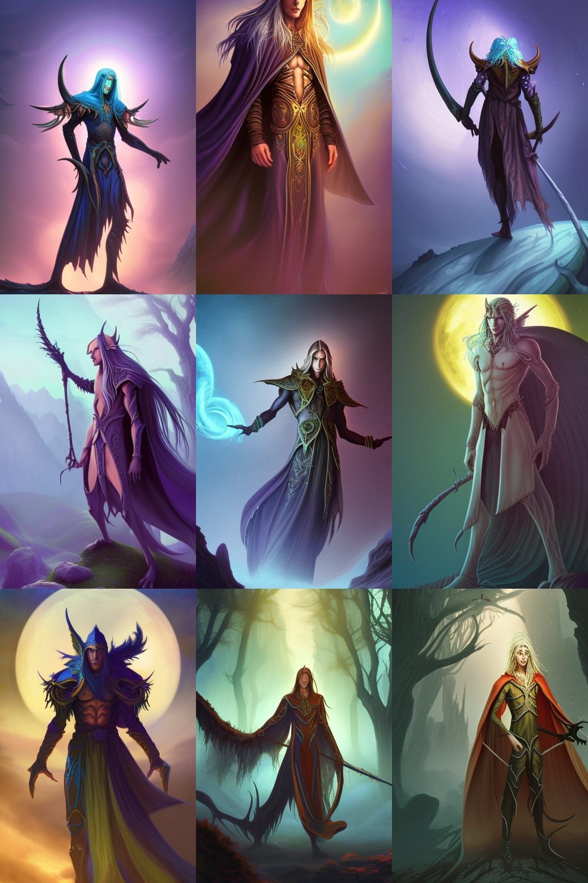 Dream of the Endless from The Sandman, Male High Elf, Circle of Dreams ...