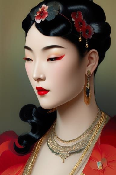 Lady Ming - AI Generated Artwork - NightCafe Creator