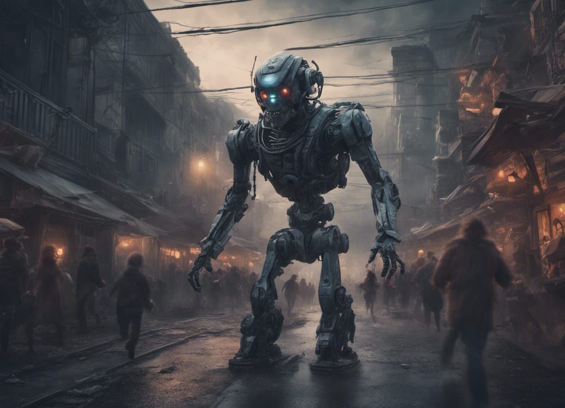 Killer Bot - AI Generated Artwork - NightCafe Creator