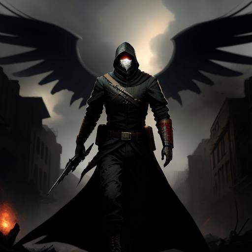 The elusive Mortal Kombat Angel - AI Generated Artwork - NightCafe Creator