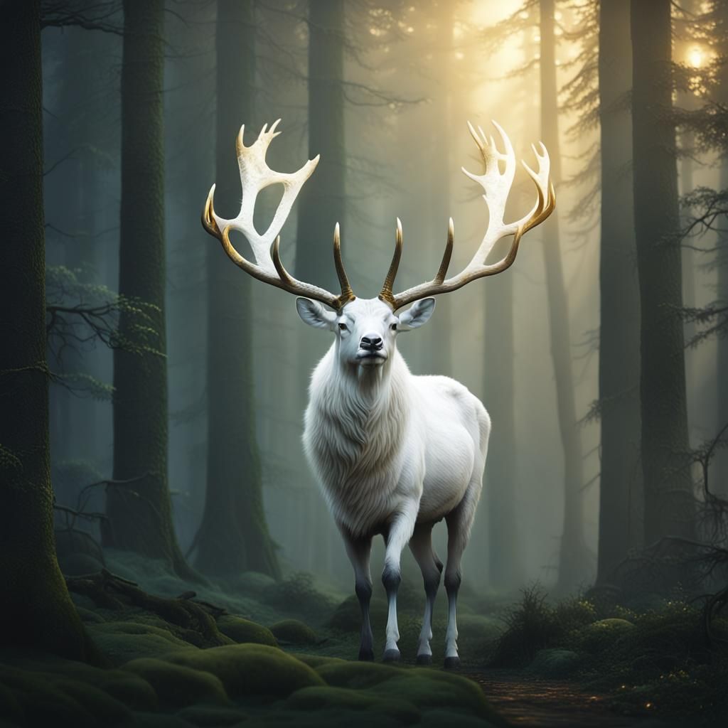 Morozova's Stag - AI Generated Artwork - NightCafe Creator