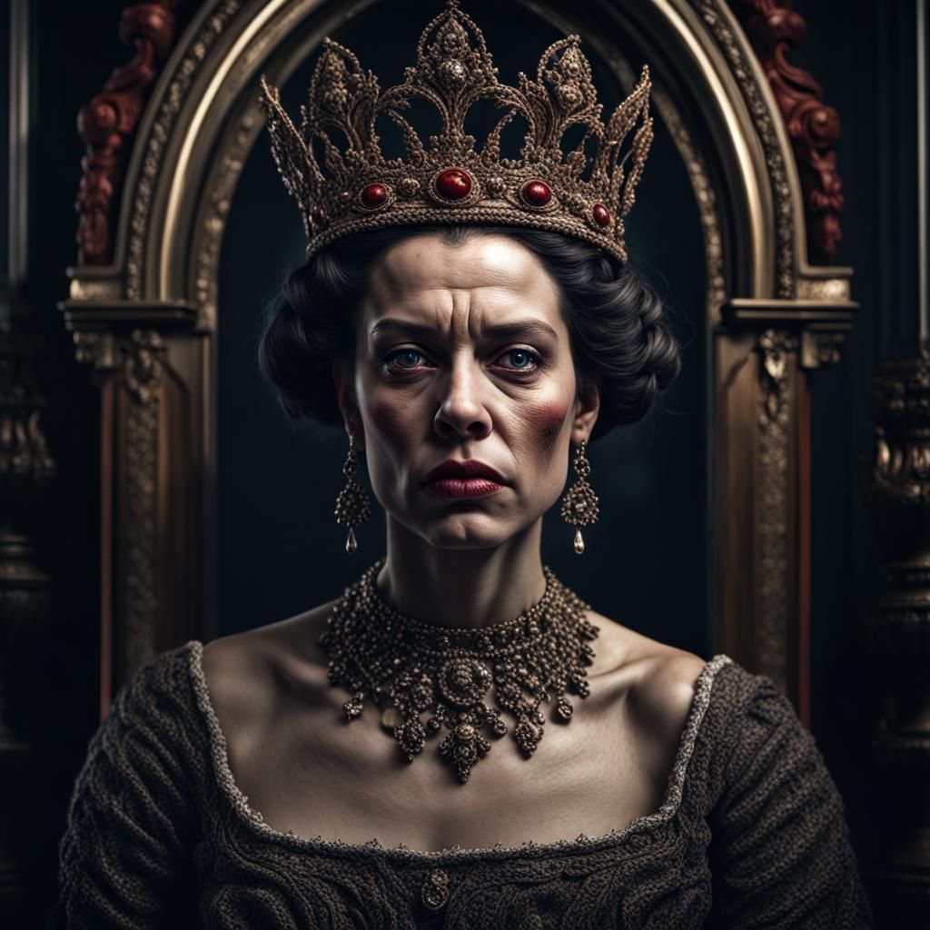 Sadistic inbred queen - AI Generated Artwork - NightCafe Creator