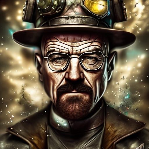 A Steampunk Walter White from the Breaking Bad TV Show, a brilliant ...