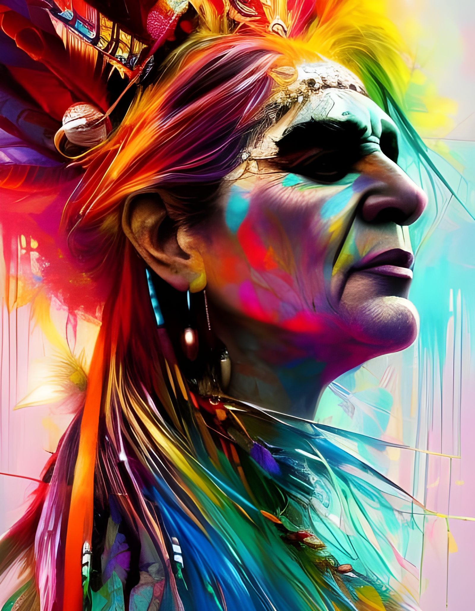 Visions of the Ancestors - AI Generated Artwork - NightCafe Creator