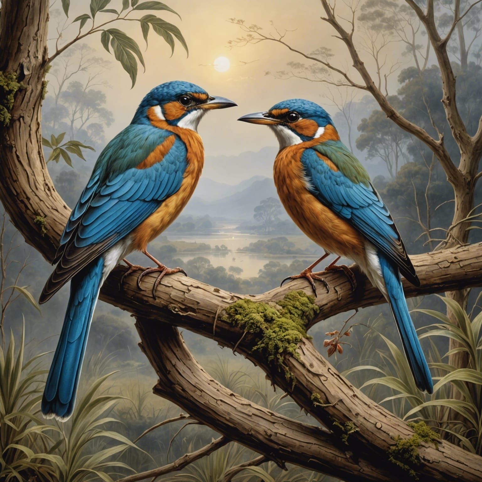 An inseparable couple - AI Generated Artwork - NightCafe Creator