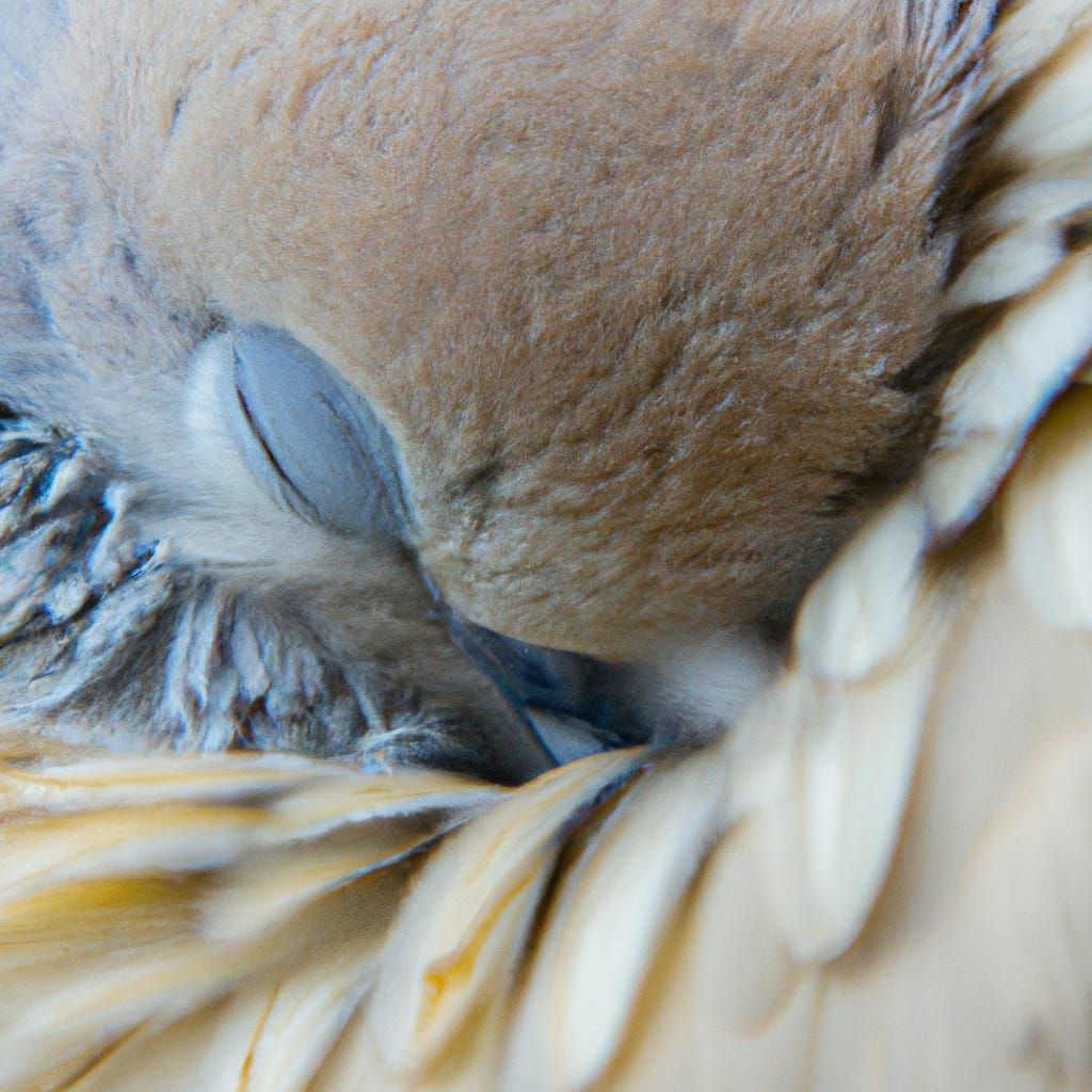 Sleeping Dove - AI Generated Artwork - NightCafe Creator