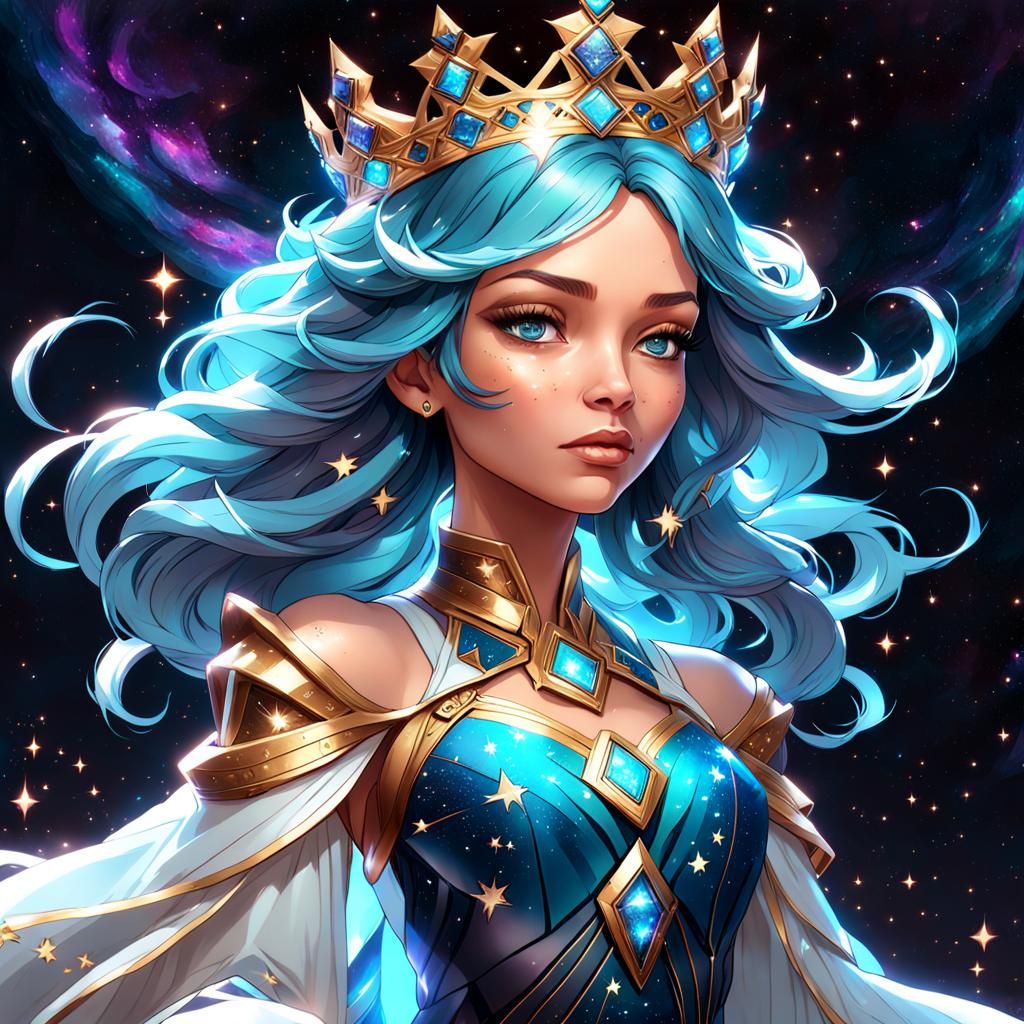 Cosmic queen - AI Generated Artwork - NightCafe Creator