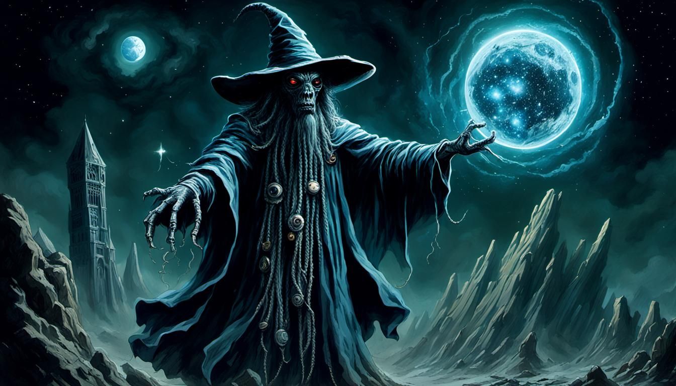 Alien wizard from space! cosmic horror, eldritch gods - AI Generated ...