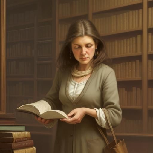 The librarian - AI Generated Artwork - NightCafe Creator