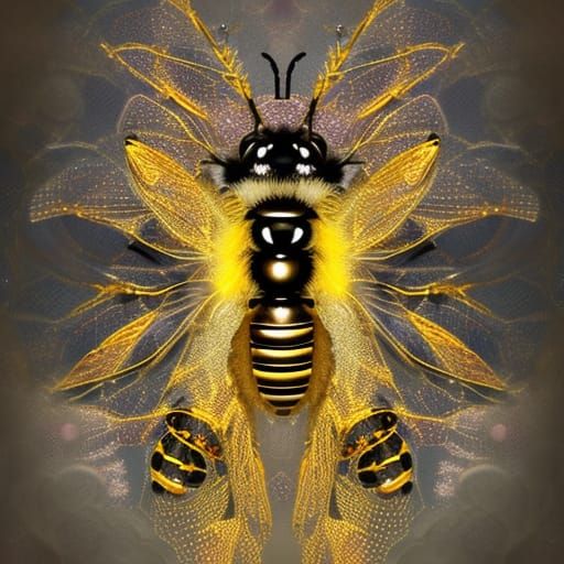 Bee 04 - AI Generated Artwork - NightCafe Creator