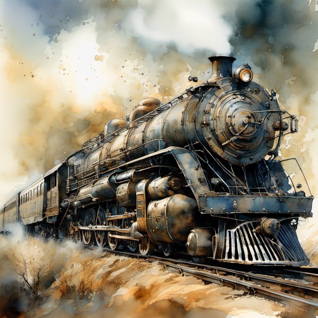 At full speed... - AI Generated Artwork - NightCafe Creator