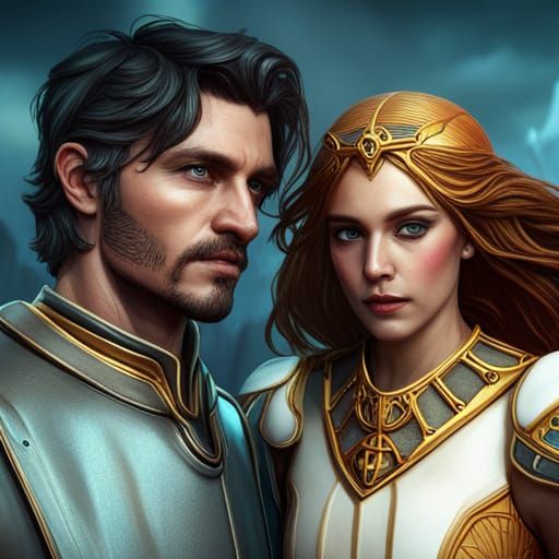 Hero and Heroine - AI Generated Artwork - NightCafe Creator