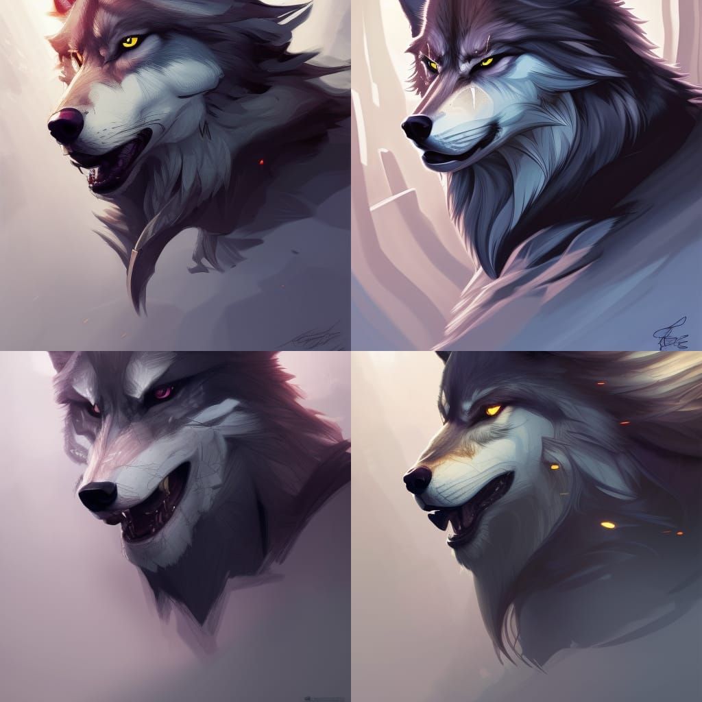 the wolf king - AI Generated Artwork - NightCafe Creator