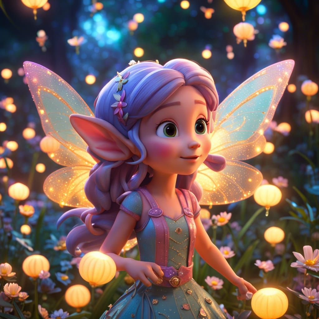 Pixies dream garden 🧚‍♂️ - AI Generated Artwork - NightCafe Creator