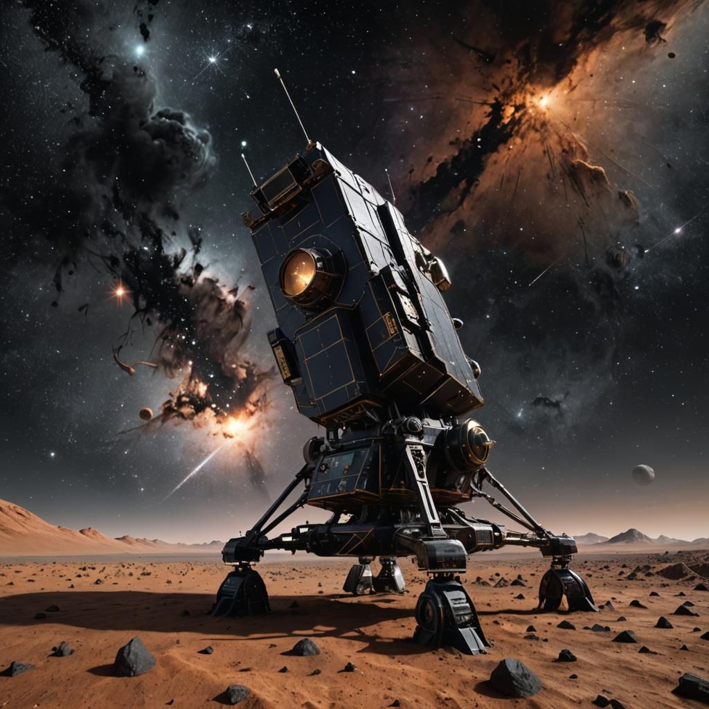 Exploring alien worlds - AI Generated Artwork - NightCafe Creator