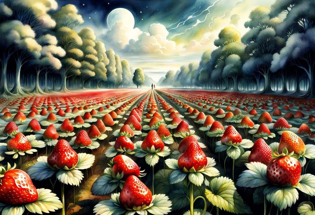 Strawberry Fields Forever - Surreal Strawberry Fields Eterna...