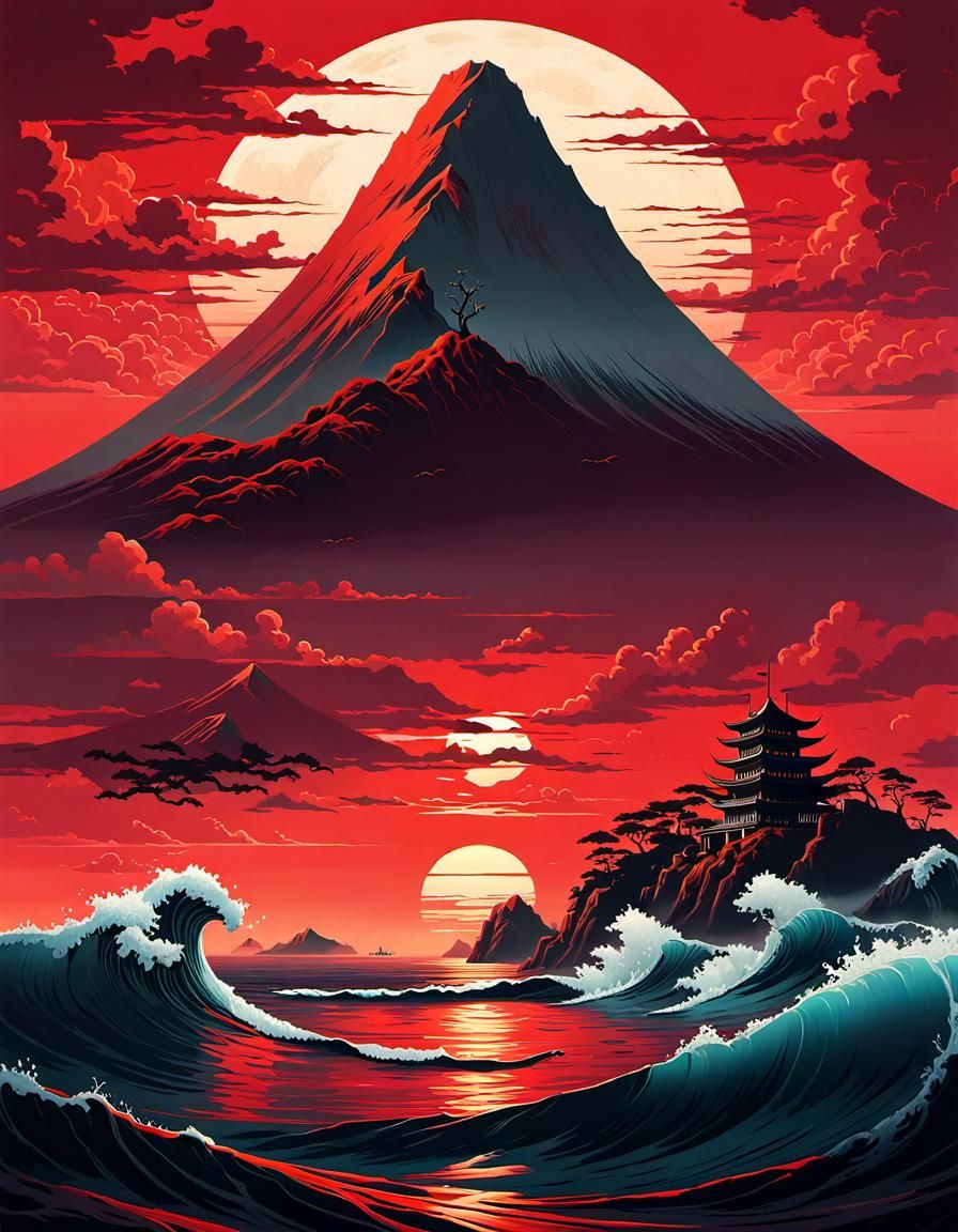 Red Art - AI Generated Artwork - NightCafe Creator