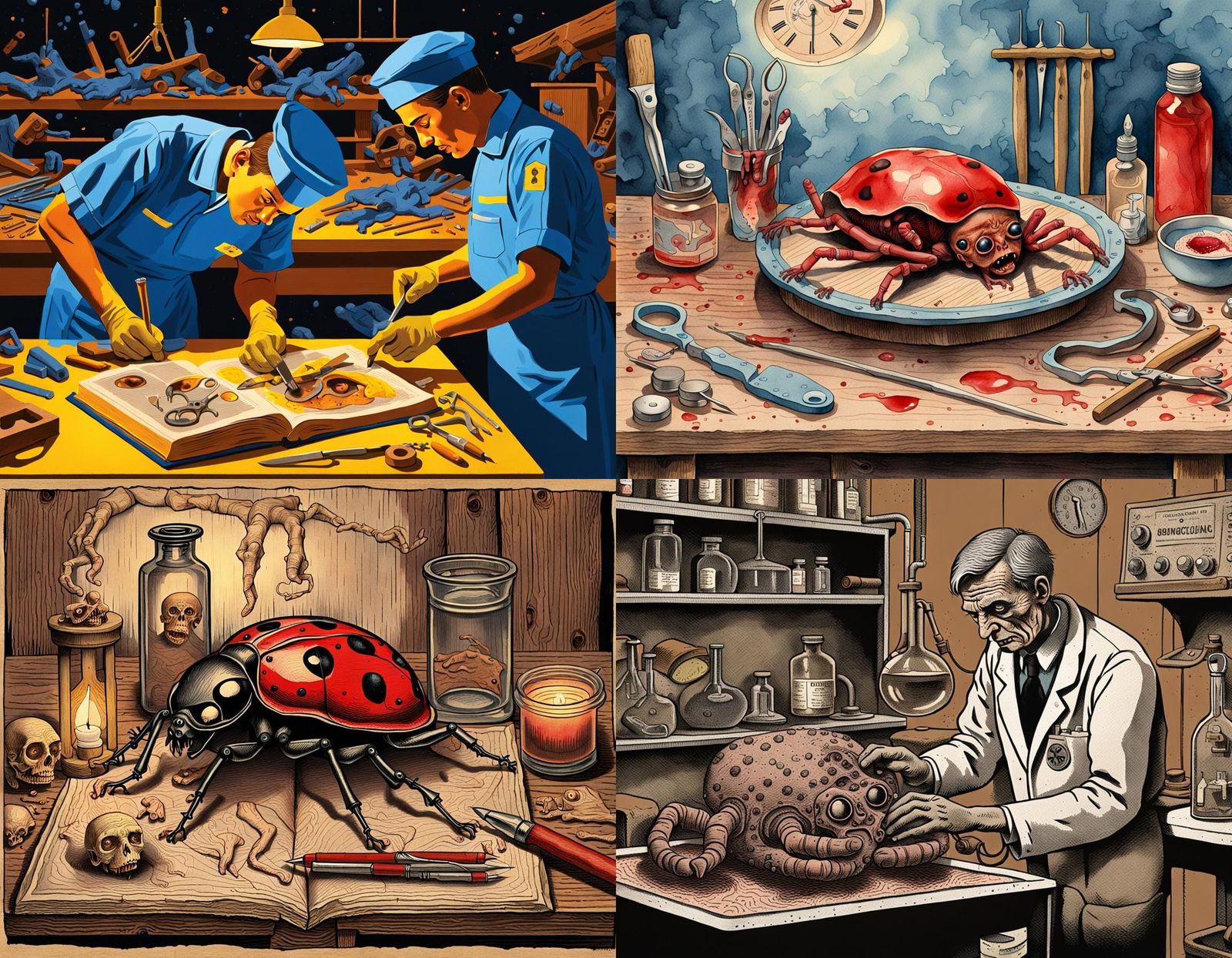 Dissecting a Twisted Homunculus in a Charming Lady... - AI Art